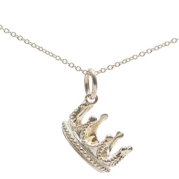 Tiffany & Co. | Jewelry | Princess Crown Charm Necklace | Poshmark